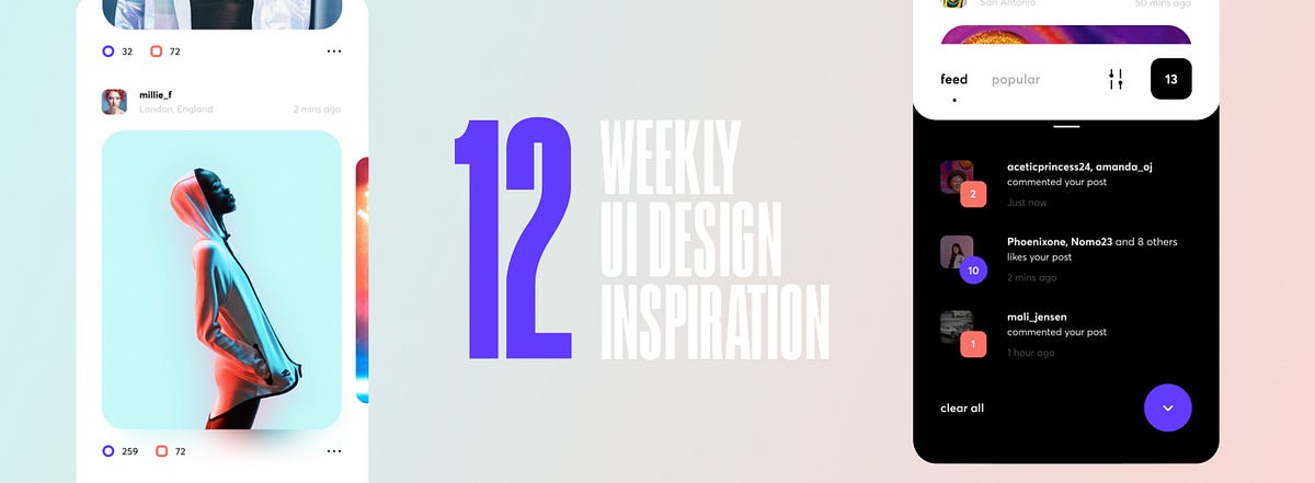 Weekly UI Design Inspiration #12. Curated list of stunning animations ...
