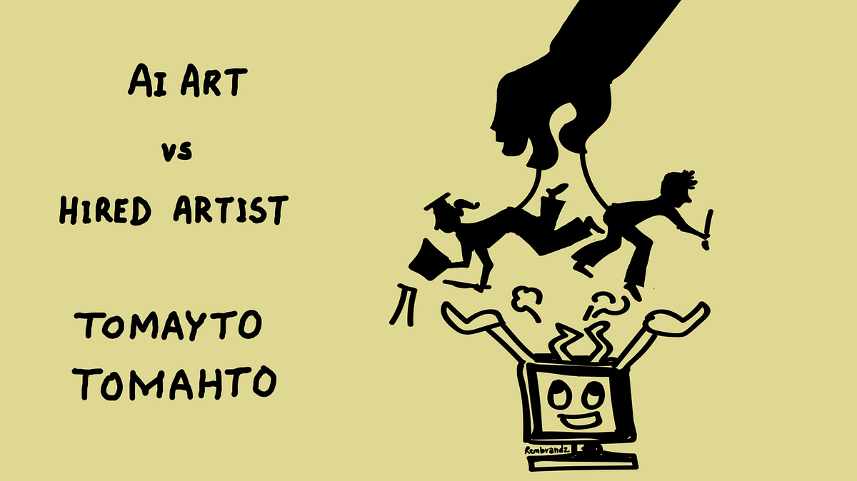 AI ART vs HIRED ARTIST = Tomayto-Tomahto | by Rembrandz | Medium