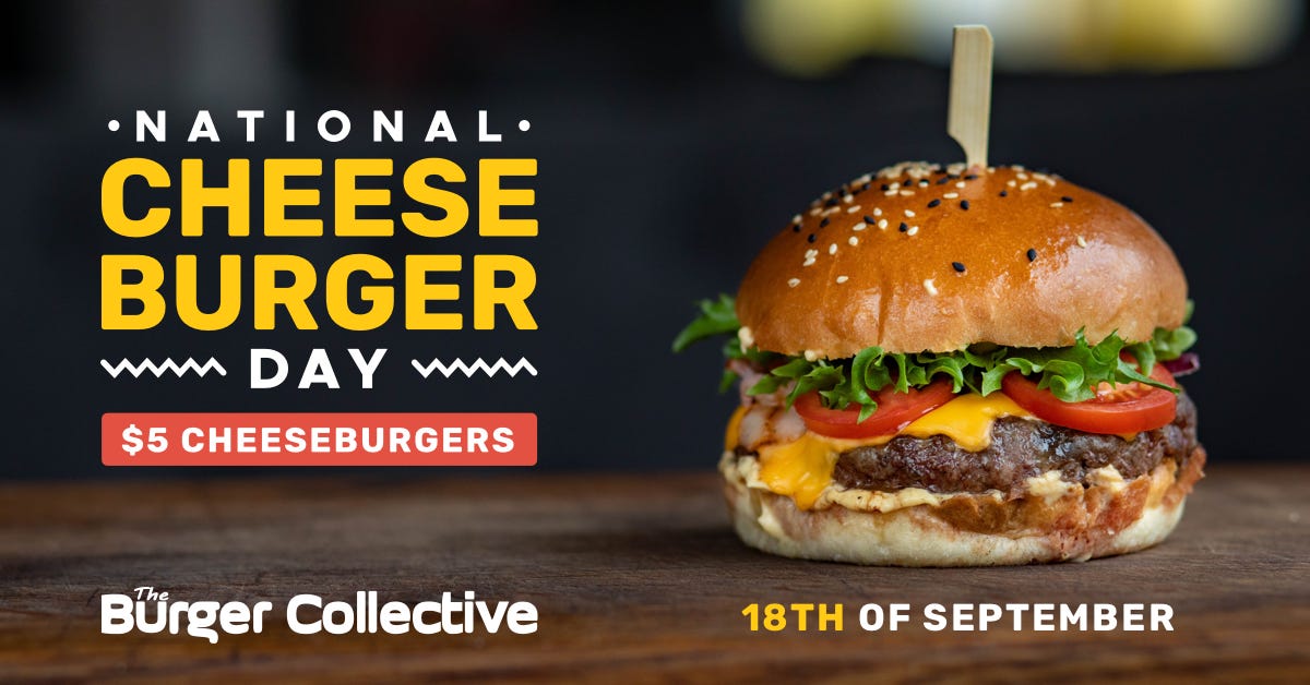 National Cheeseburger Day. There’s nothing better than a… | by The ...