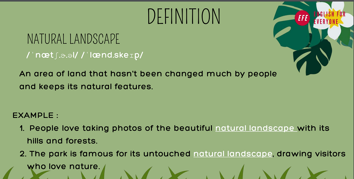 Day 5 - Learn English (Natural landscape) | by Dandi Lesmanaaa | Jul ...