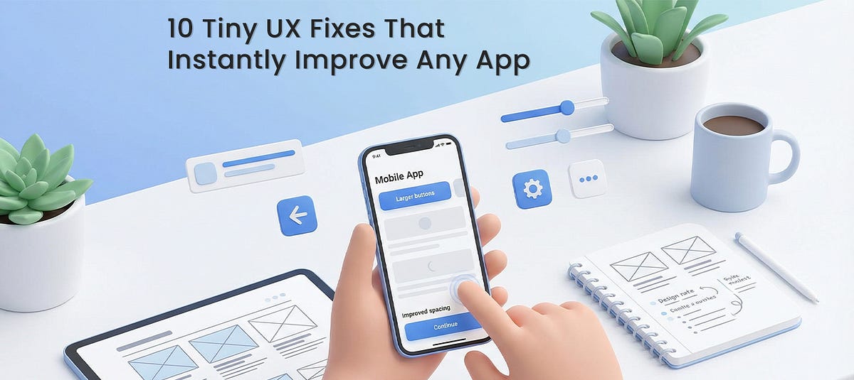 10 Tiny UX Fixes That Instantly Improve Any App | by Asif Hassan ...