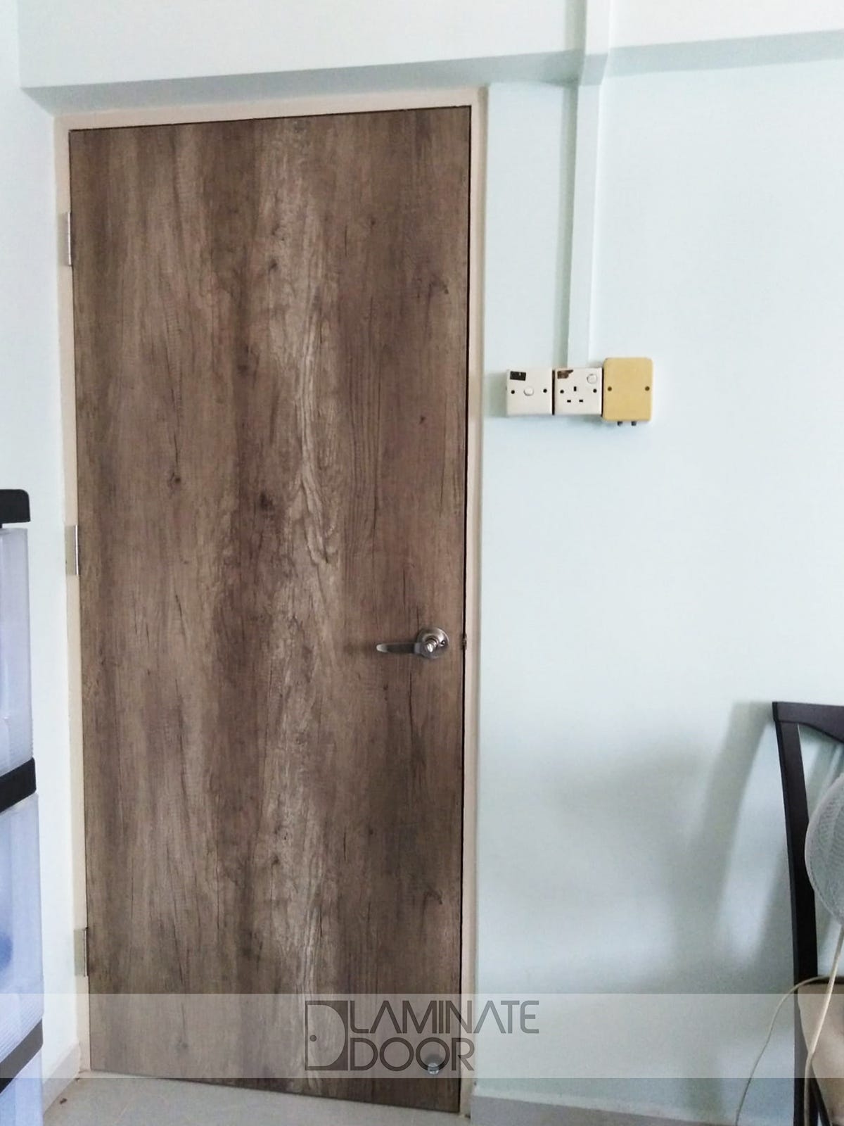Raw Wood Designer Laminate Bedrooms Door install for HDB/BTO | by ...