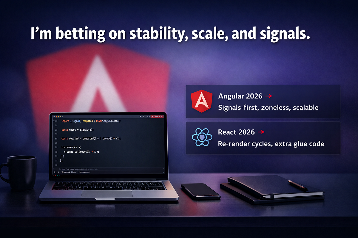 Why I Am Betting on Angular (Not React) in 2026 | by CodePulse | Jan ...