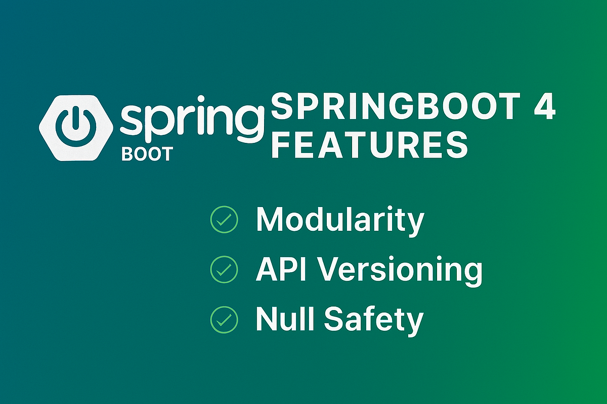 What’s New in Spring Boot 4: Key Features You Should Know | by Mohit Sahu | Dec, 2025 | Medium