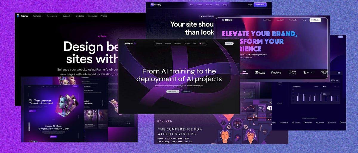 The Purple Problem: Why AI Can’t Stop Generating Purple Websites | by ...
