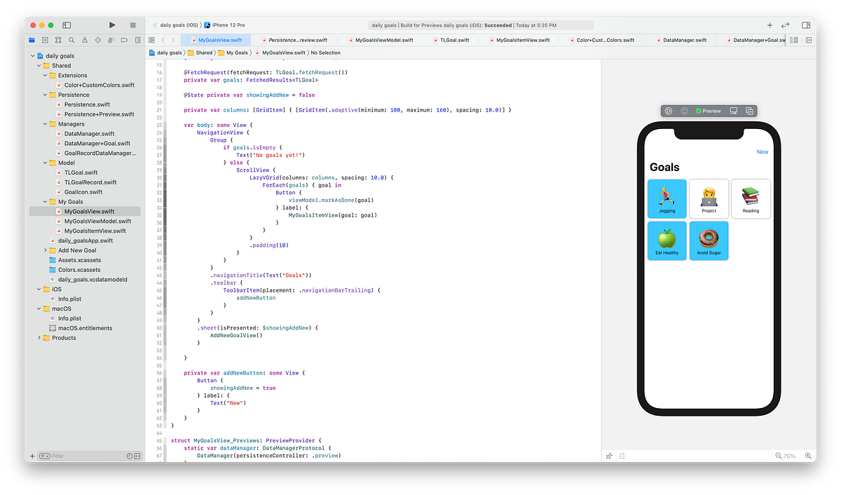 Complex Swiftui App Tutorial Part 3 Actions Level Up Coding