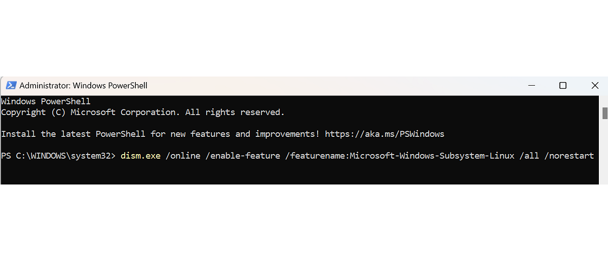 How to run the Windows Subsystem for Linux (WSL) on Windows | by Programming Is Fun | May, 2024 ...