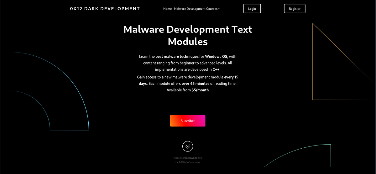 Malware Development Modules. I’ve got some exciting news for you… | by ...