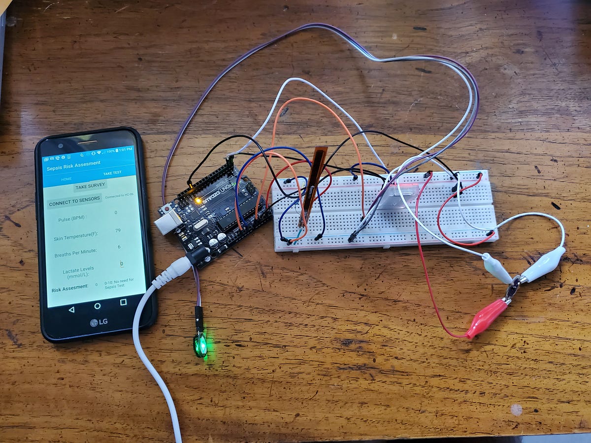 Creating a Prototype Device to Detect Preliminary Symptoms of Sepsis ...