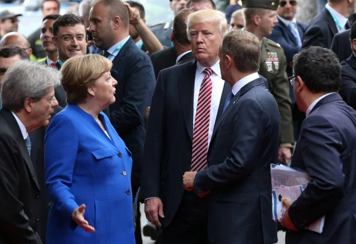 Body Language Analysis №3950: Donald Trump, Angela Merkel, and Donald ...
