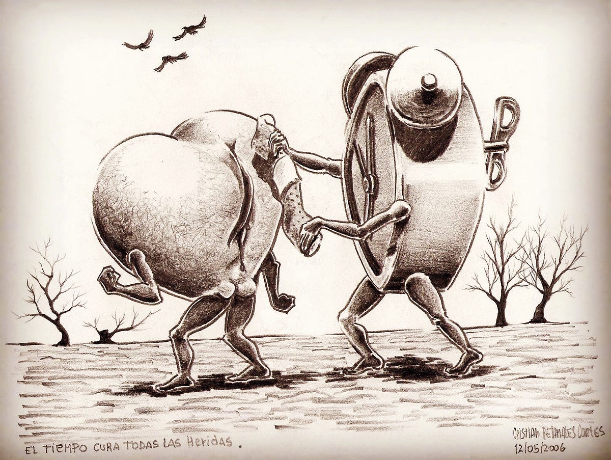 “Time heals all wounds’ - Chantal Agapiti - Writer - Medium