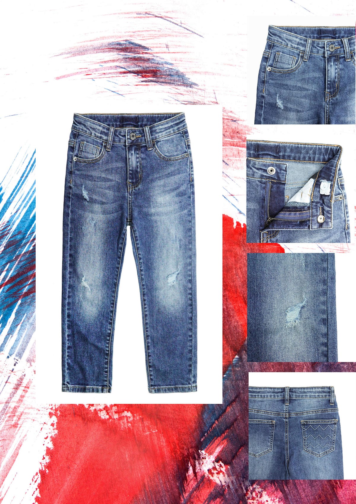 Jeans give your legs full protection. - Kidscool Space - Medium