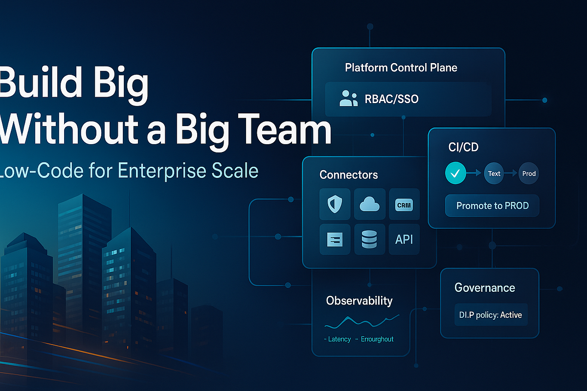 Build Big Without a Big Team. How enterprises scale apps with… | by ...
