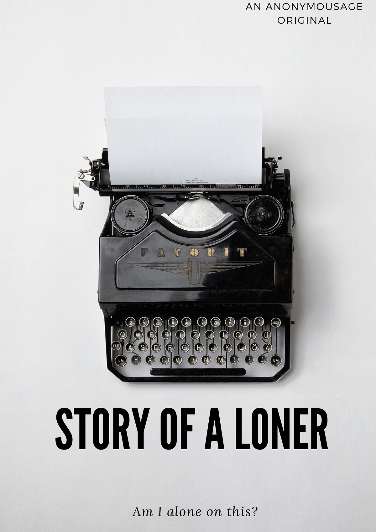 The Story of a Loner. A short poem | by Aruna Mahmud | The Oracle ...