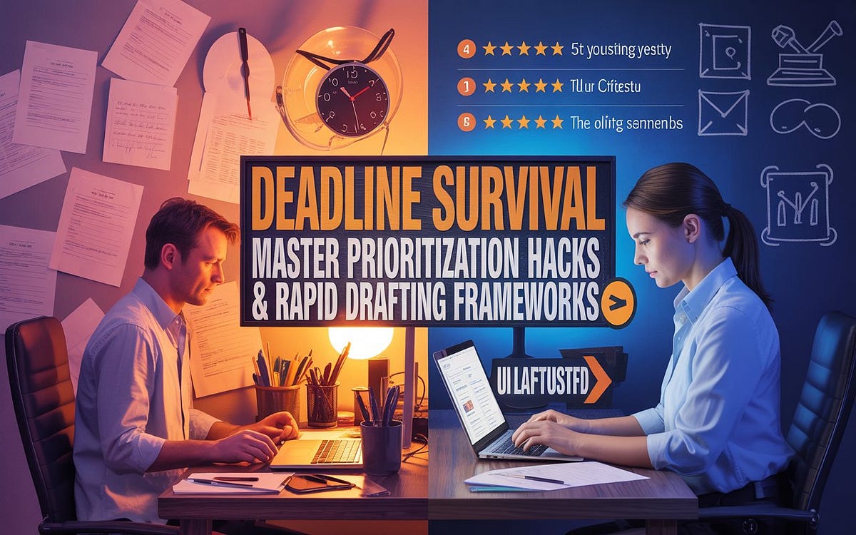 Deadline Survival: Writing Under Time Pressure Prioritization Hacks ...