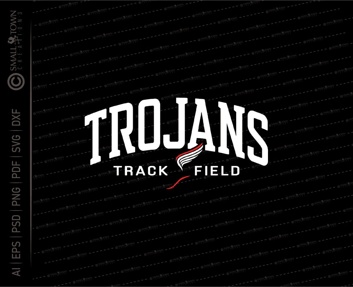 Track and Field SVG // Trojan Track & Field // Trojan // Track // Track ...