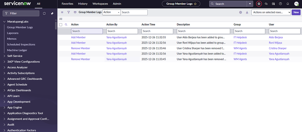 How to Build a Simple Group Membership Logger in ServiceNow | by Yana ...