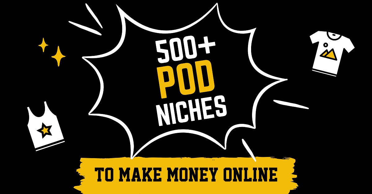 Massive List of 500+ Print on Demand Niches to Win in 2025 | Medium