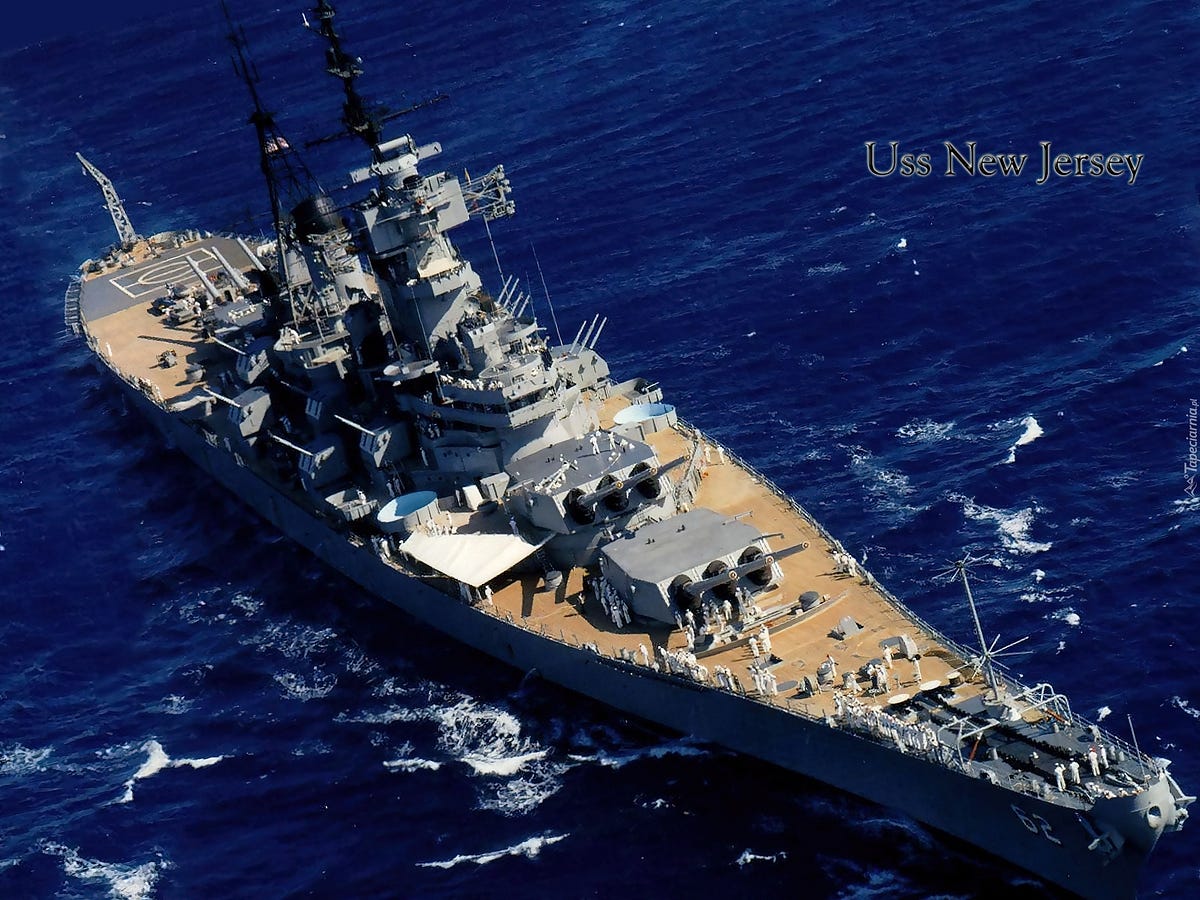US NAVY battleship. The USS New Jersey was the pride of the… | by ...