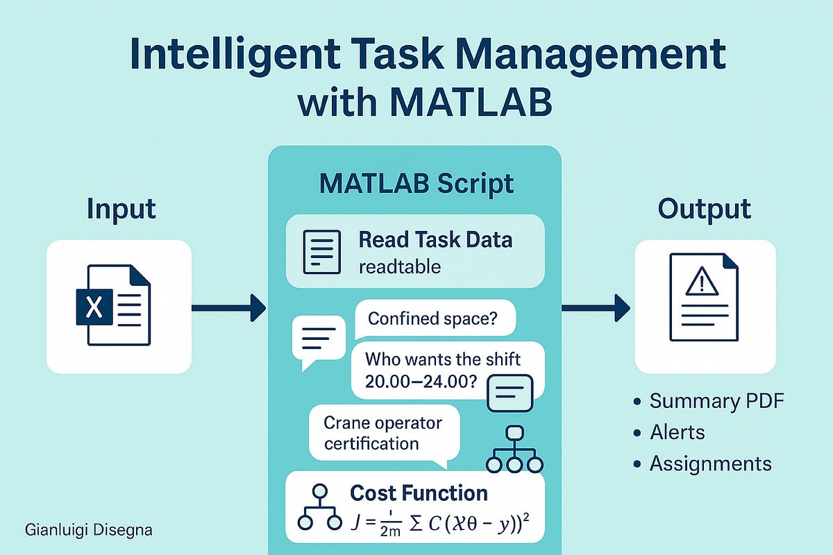 Intelligent Task Management in MATLAB | by Gianluigi Riccardi | Apr ...