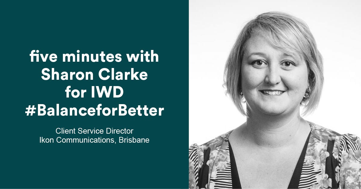 5 Minutes with Sharon Clarke on IWD | by Ikon Communications | Medium