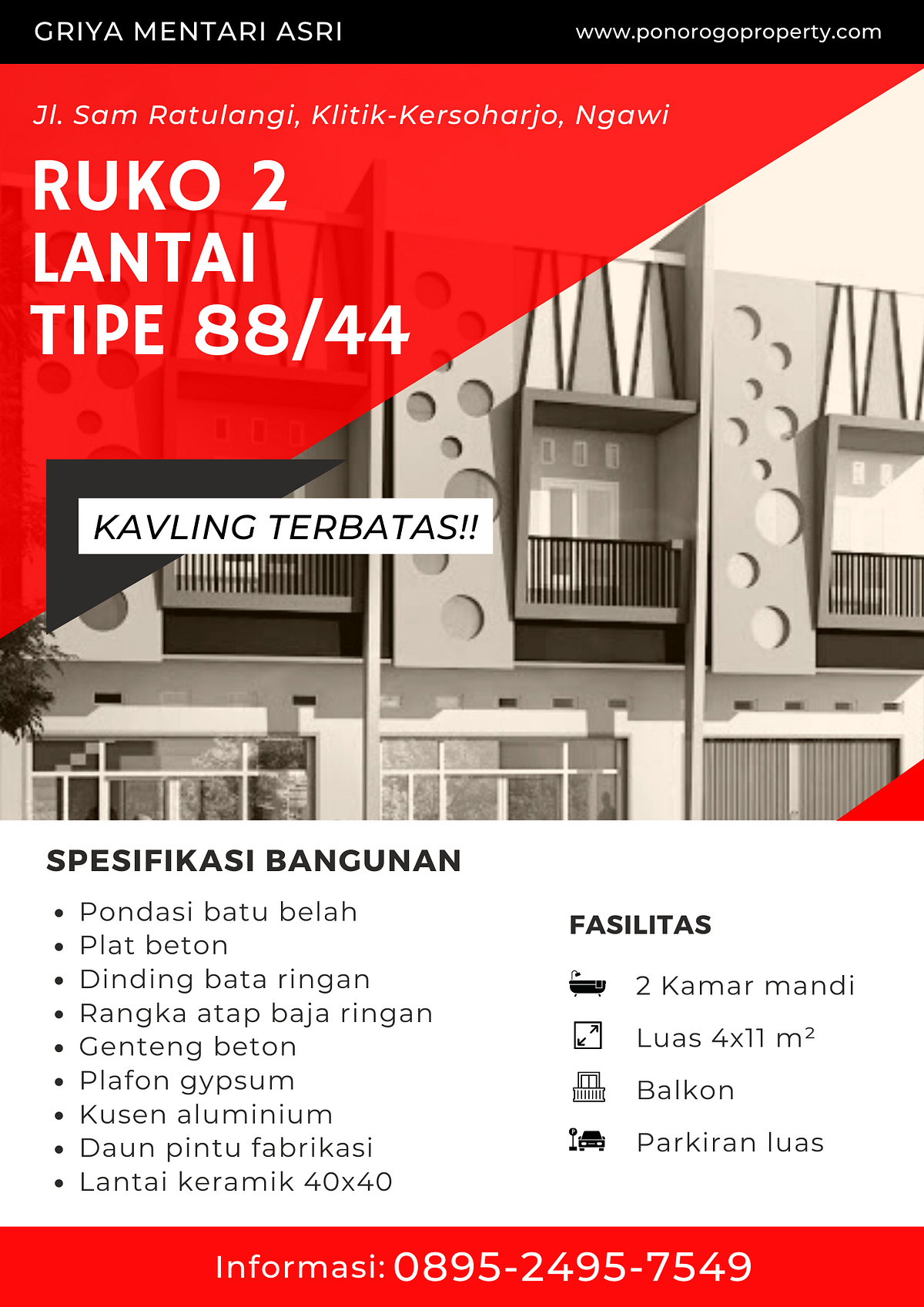 RUKO MURAH PINGGIR JALAN RAYA LOKASI KOTA NGAWI | by Perumahan Syariah ...