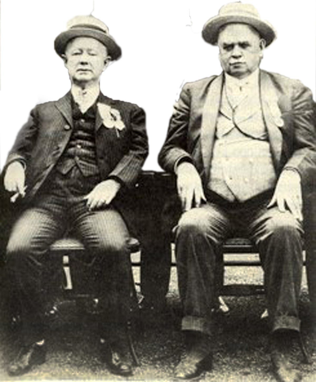 Capone, Hinky Dink & Bathhouse. Capone indignantly denied that it was ...