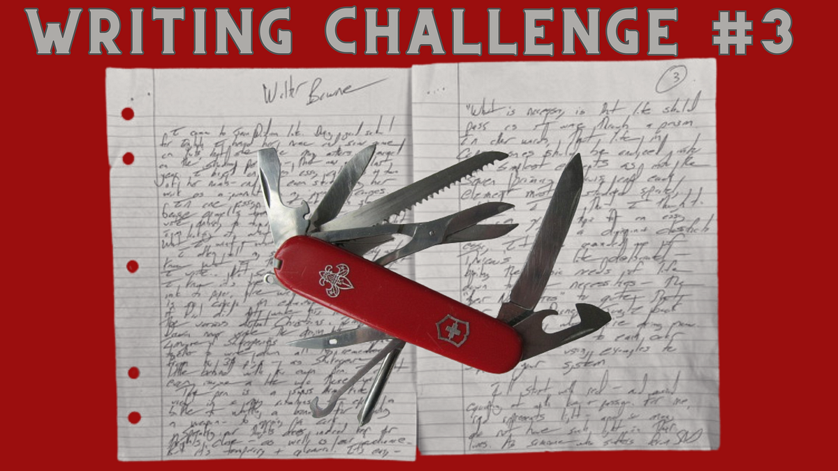 The Pen as a Swiss Army Knife. Teaching the Importance of Writing and ...