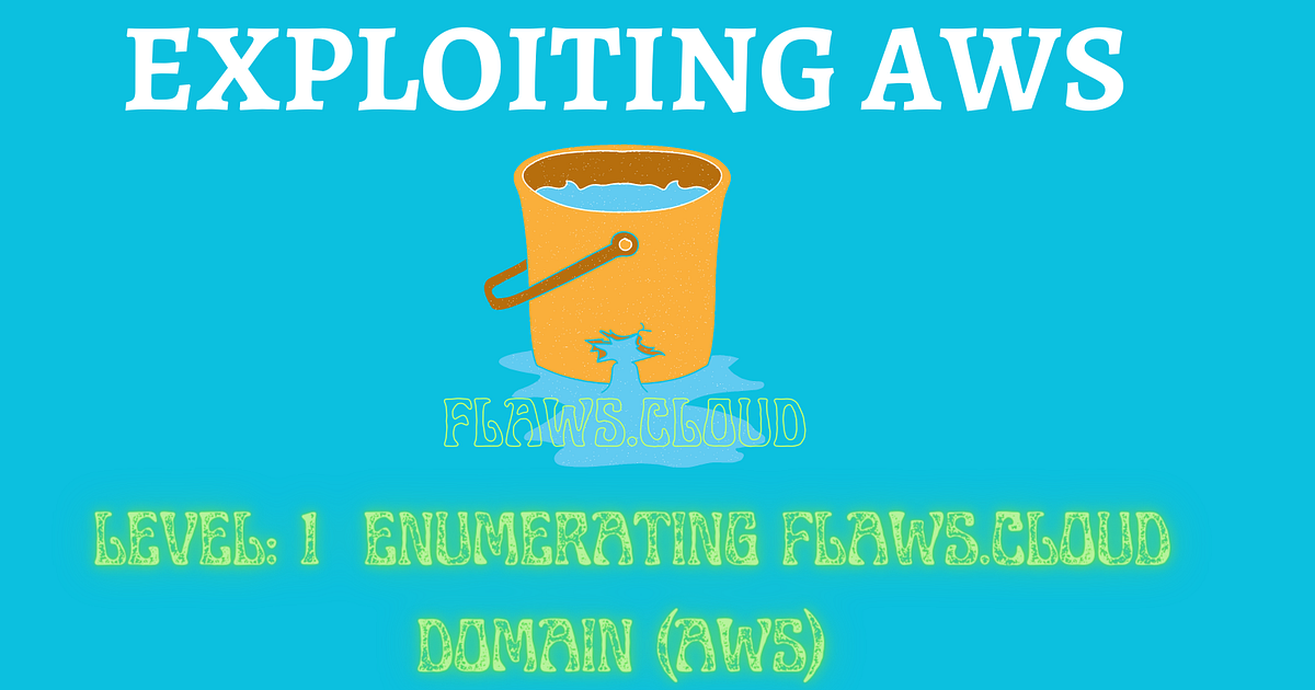 Level -1:- Enumerating Flaws.cloud Domain (AWS) | by ~ goody | Medium