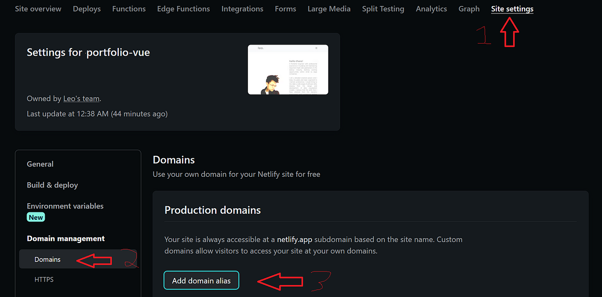 Basic Setup on Domain Forwarding (Hover + Netlify) [2023] | by Leo Cheung | Medium