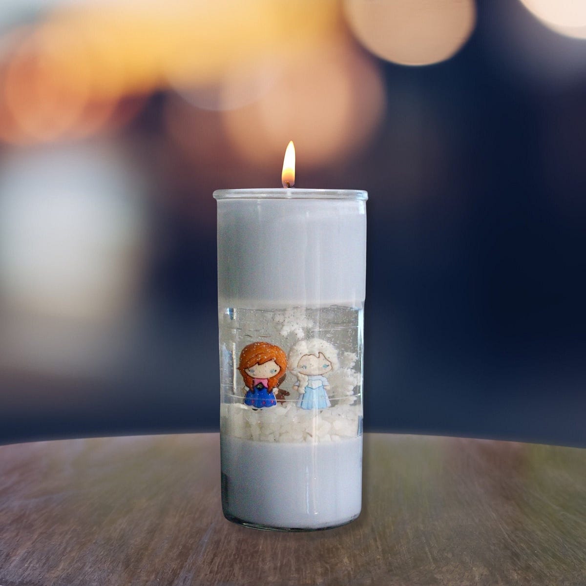 Disney FROZEN Hand-poured Soy Candle, Olaf Elsa Anna Princess Pillar ...