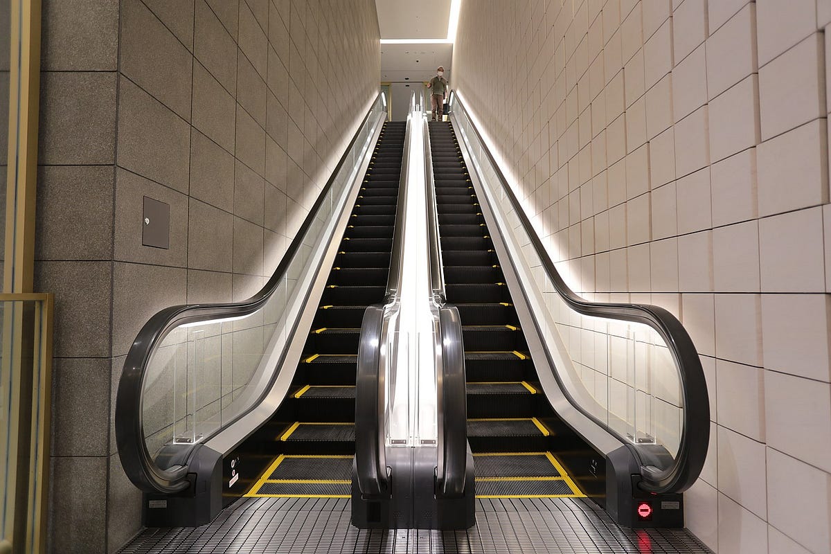 Escalator, grant me the Serenity… | by Daniel M. | New Writers Welcome ...
