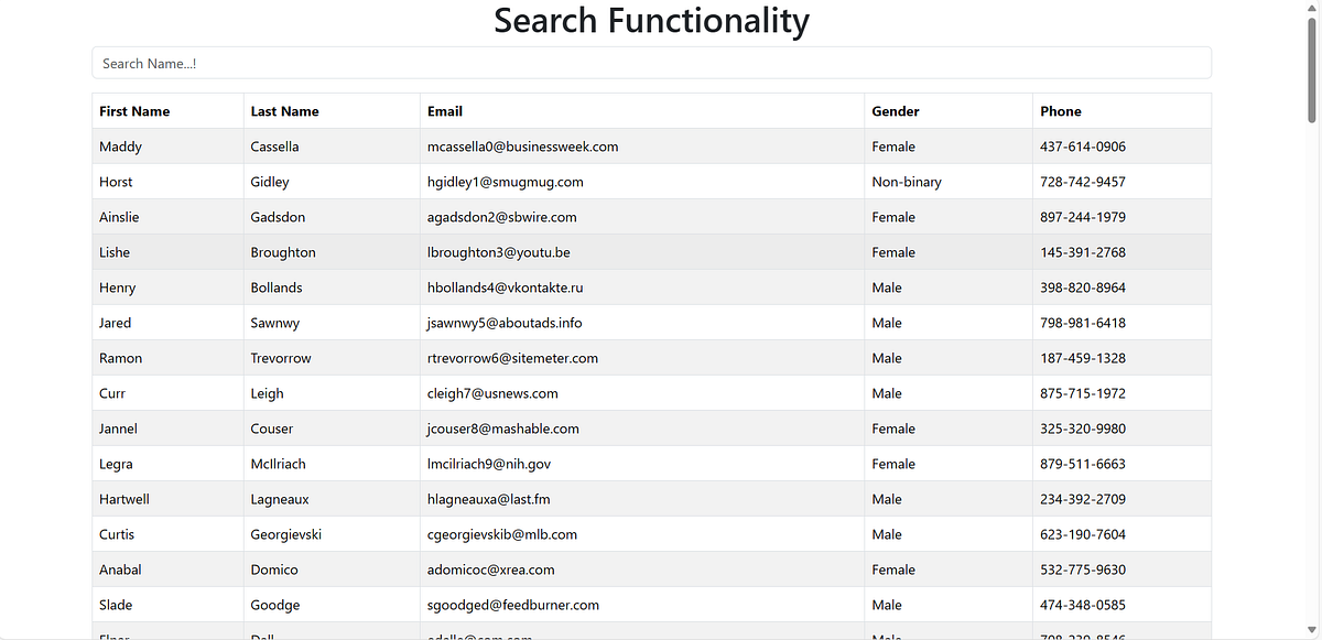 Search filter in React Js_2024. In this article we will explore Search ...