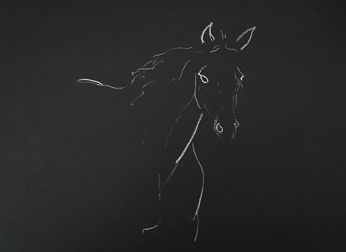 Three Lines to my Horses. a nighttime haiku | by A. Christine Myers ...