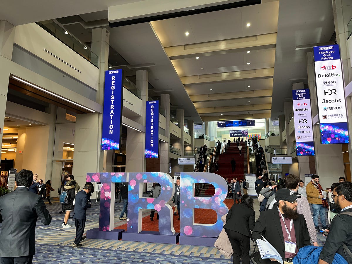 Attending the Transportation Research Board 2024 Conference | by Nithin ...