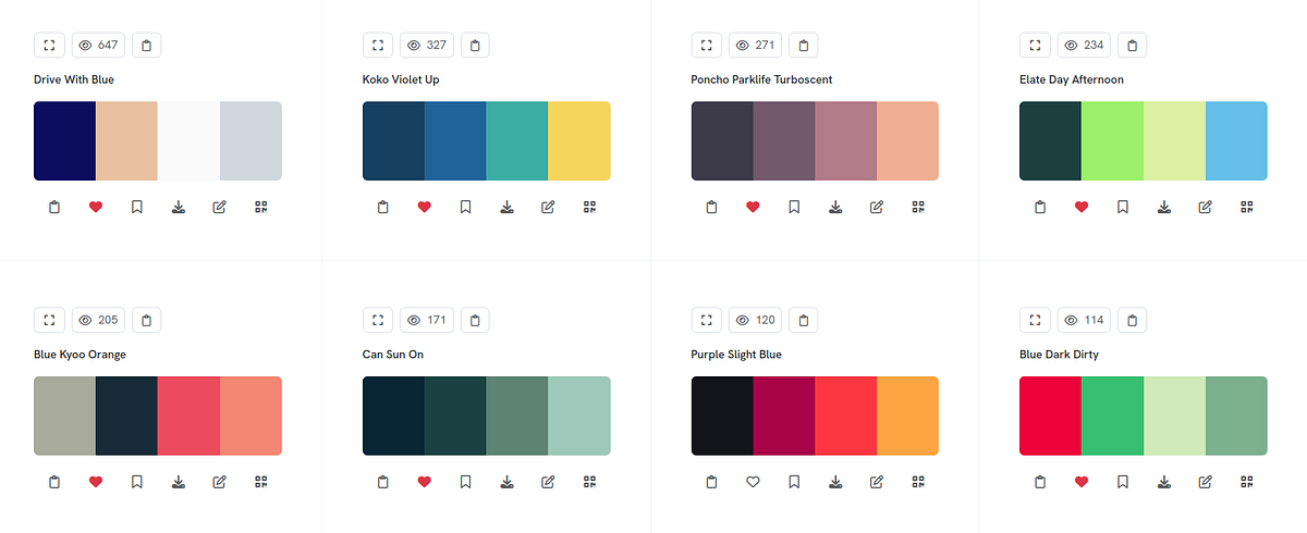 5000 UI/UX Palettes to Make Your Designs Stand Out | by Manojkumar ...