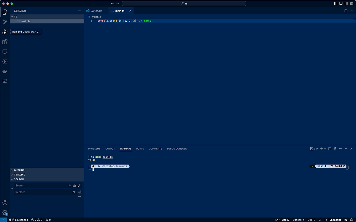 Why 3 in [1, 2, 3] = false in JavaScript & TypeScript? | by Welt | Jun ...