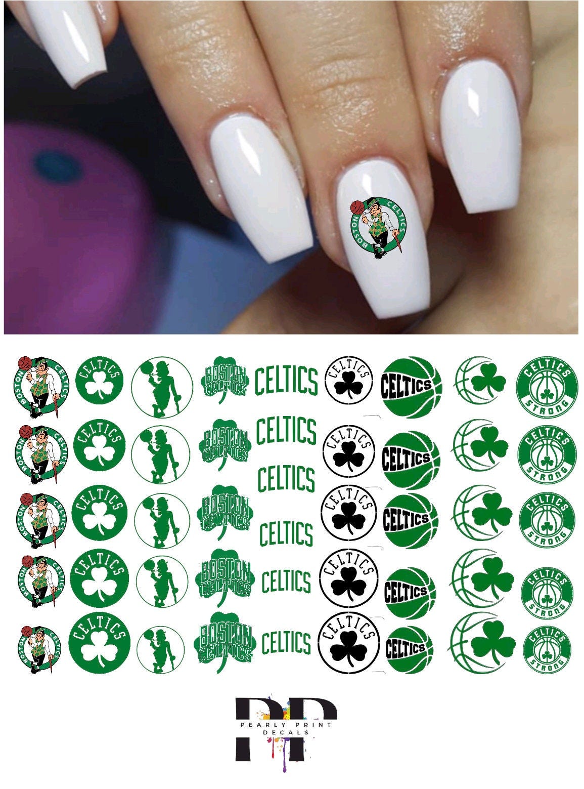 Boston Celtic waterslide nail decals | by Arlohenderson | May, 2024 ...