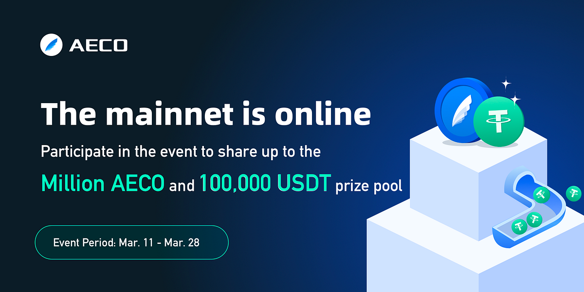 The AECO mainnet is finally launched! With non-stop official-issued ...