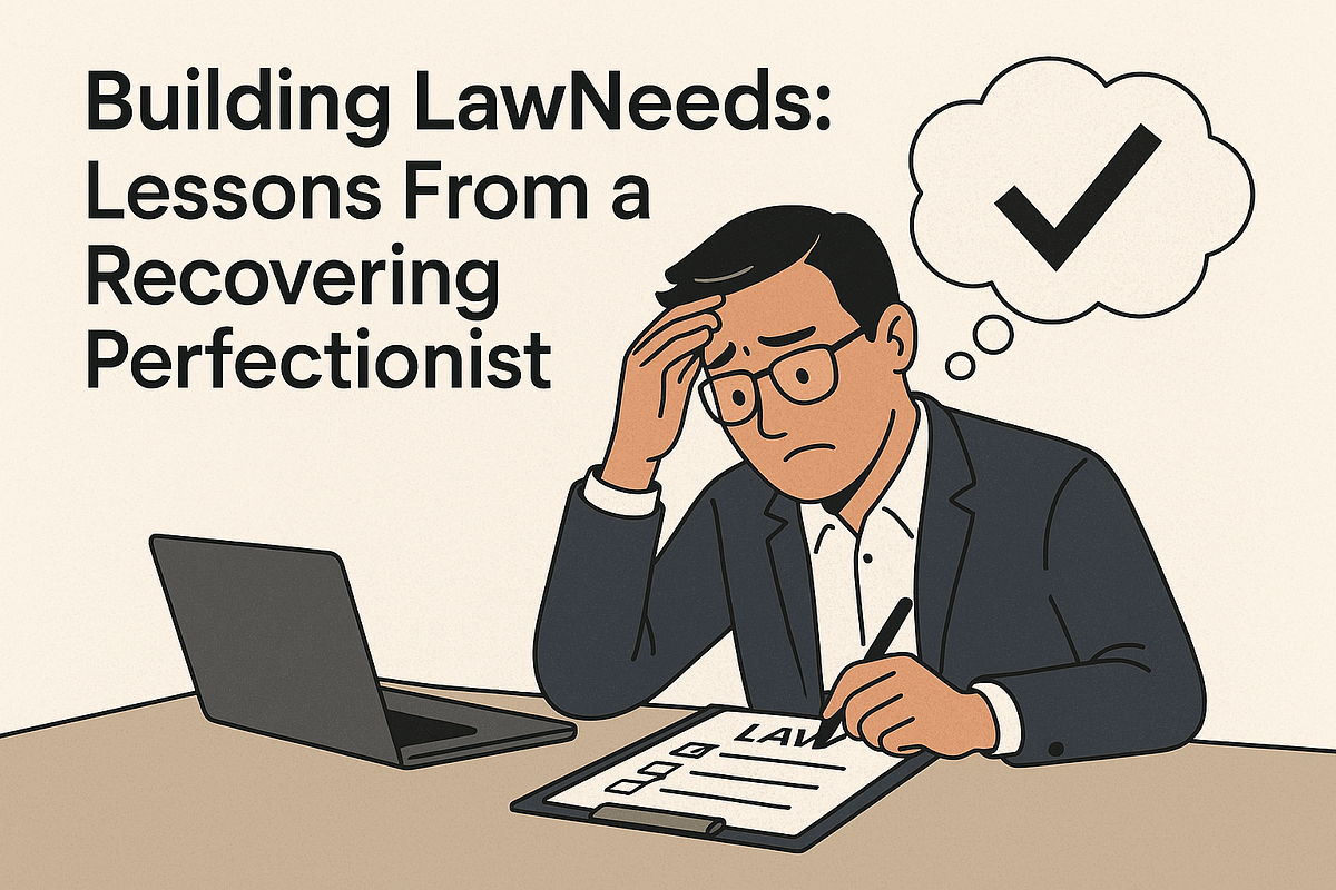 Recovering Perfectionist: What Building LawNeeds Taught Me About Letting Go | by Steve Okolo ...