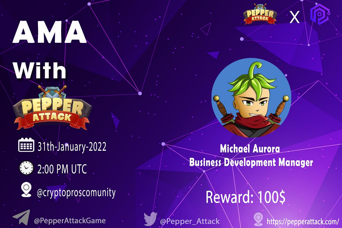 RECAP AMA. CryptoPros Community × Pepper Attack | by CryptoProsCM | Medium