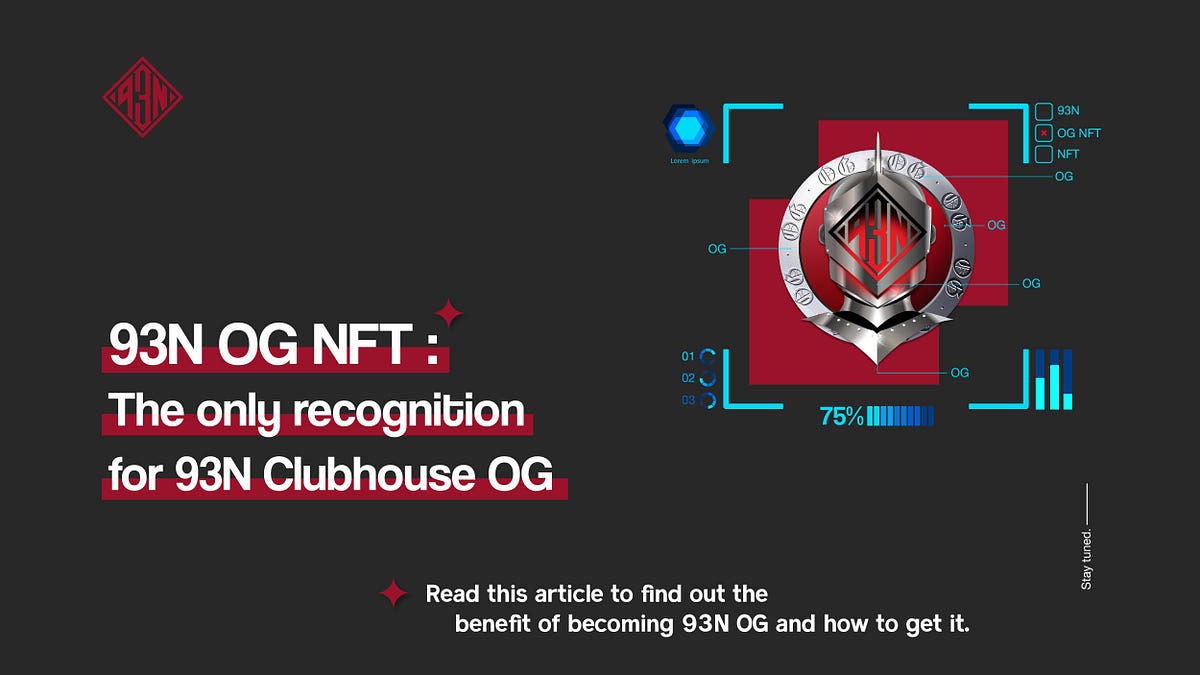 93N OG NFT: The only recognition for 93N Clubhouse OG | by 93N ...