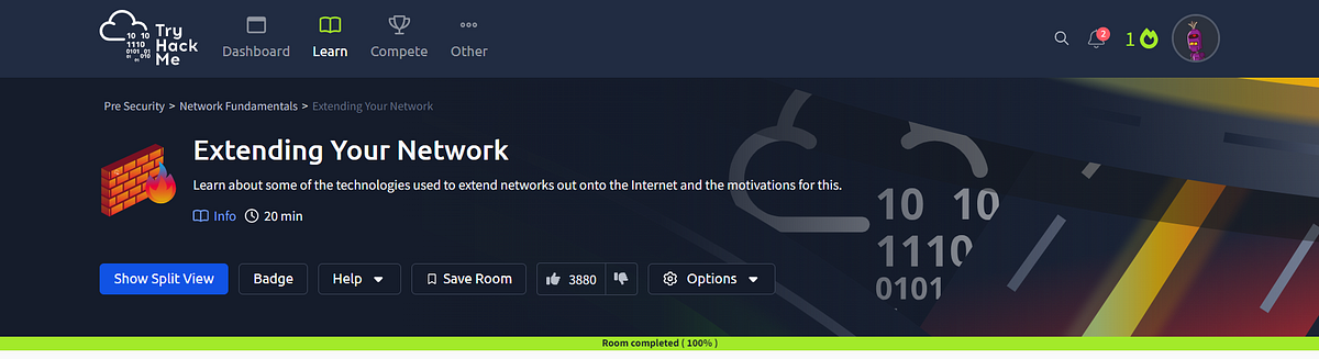 Extending Your Network. This is the last room in the module… | by Yashaswini G | Medium