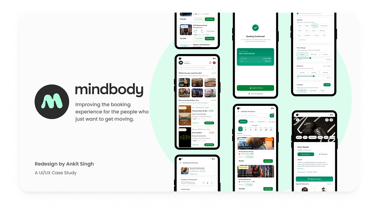 Improving the “First-Time Booking” Experience on Mindbody: A Redesign ...
