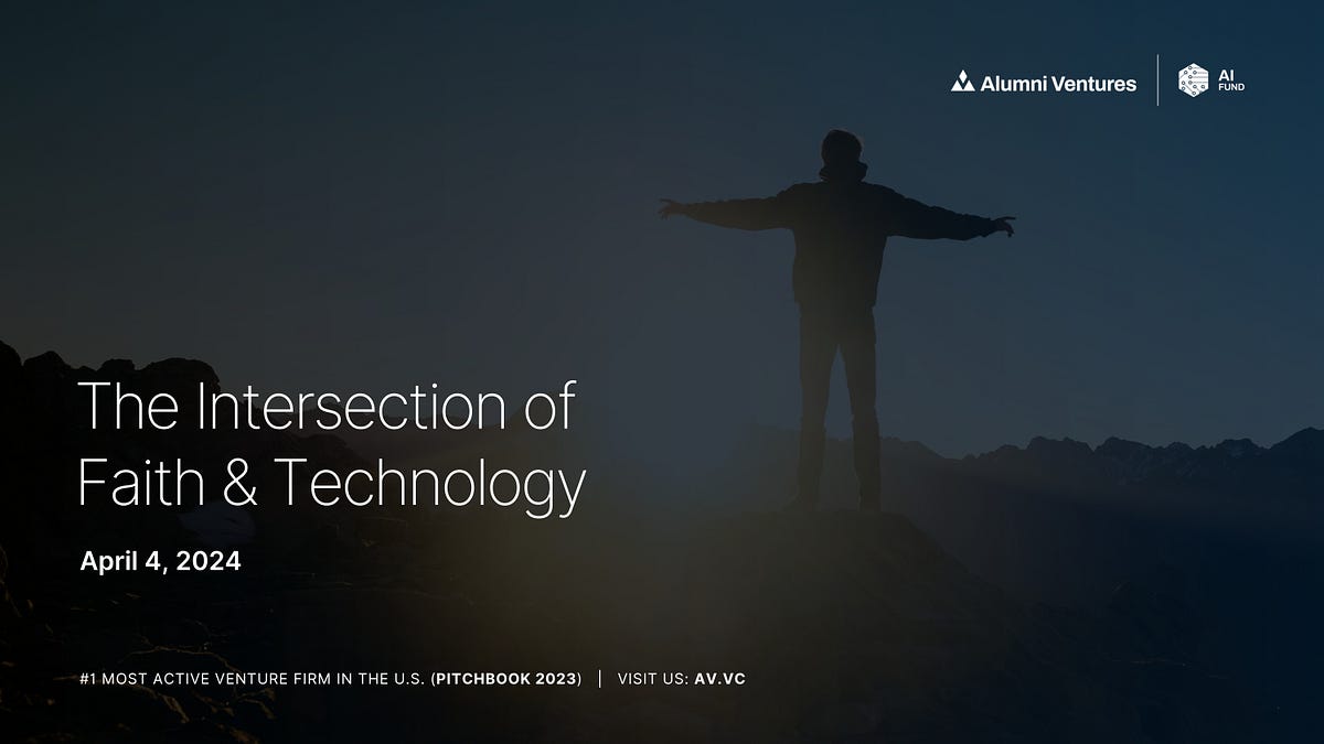 Webinar: The Intersection of Faith and Technology | by Alumni Ventures ...