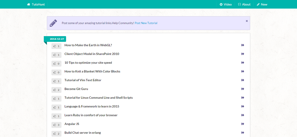 Curated List of tutorials. On mission to arrange the best tutorial… | by Vibhoo Mishra | Medium