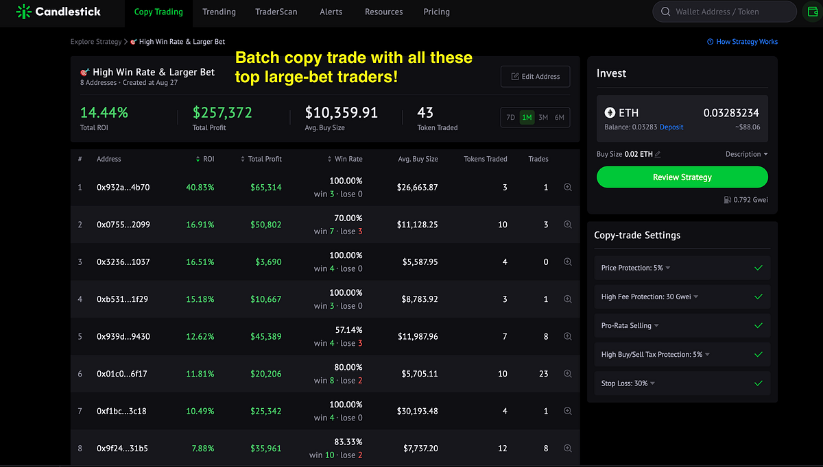 New Strategy For Large Bet Trader — Get Steady Return Copy Trading 🎯 ...