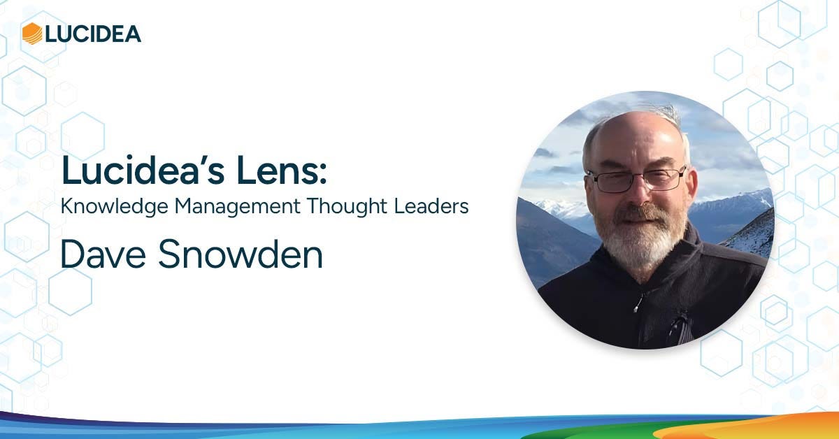 Knowledge Management Thought Leader 109: Dave Snowden | by Stan ...
