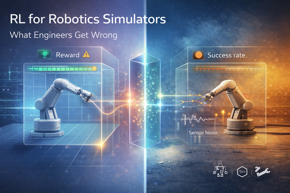 RL in Robot Simulators: The First Mistakes | by Velorum | Jan, 2026 ...