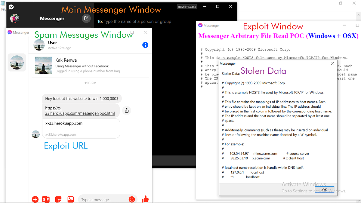 Facebook Messenger Desktop App Arbitrary File Read | by Renwa | Medium